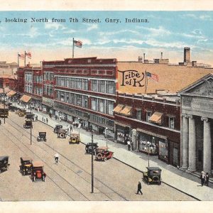 Indiana from 1906 Beautiful Antique Colorized Postcard of Broadway and ...