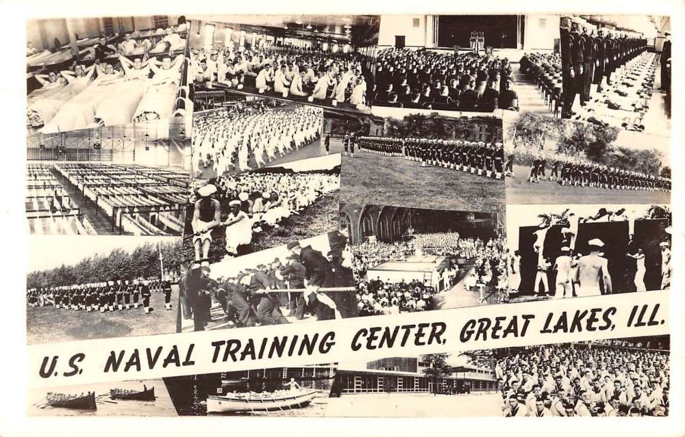 Great Lakes Illinois Naval Training Center Multiview Real Photo ...