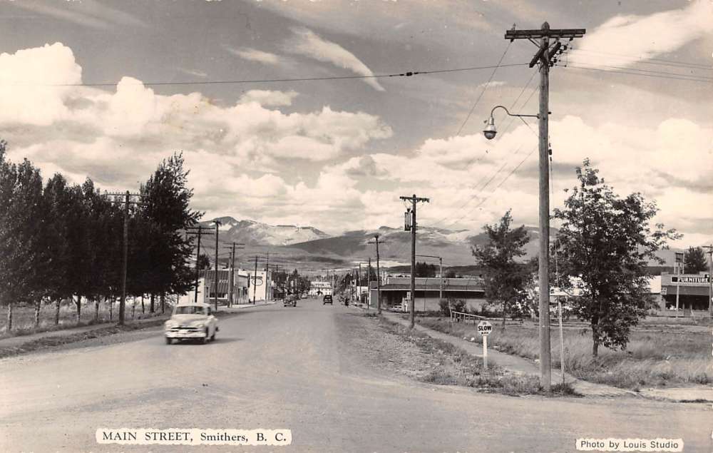 Smithers British Columbia Canada Main Street Real Photo Postcard K79673 ...