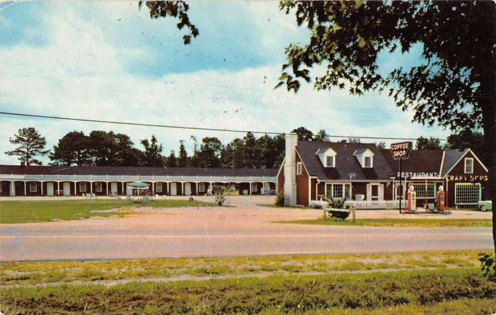 Battleboro North Carolina Craft Motel Coffee Shop & Restaurant vintage ...