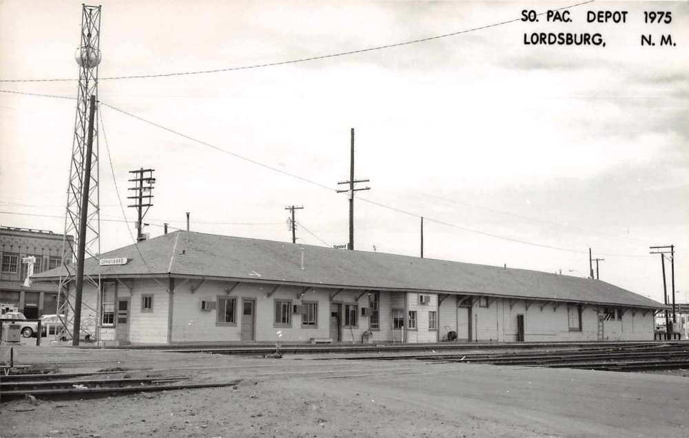 So. Pac Depot 1975 Lordsburg New Mexico Photo Train Station Postcard ...