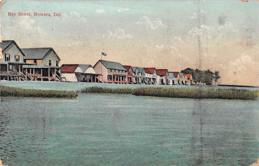 Bowers Delaware Bay Shore Vintage Postcard AA17209 - Mary L. Martin Ltd ...