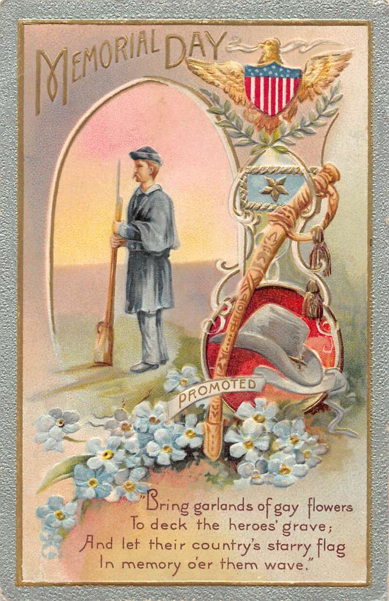 Memorial Day Vintage Postcards
