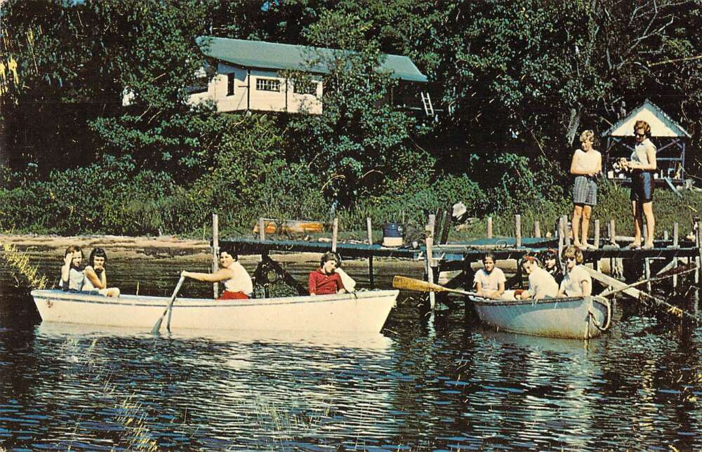 Northeast Maryland Camp Chesapeake Canoing Vintage Postcard AA49821 ...