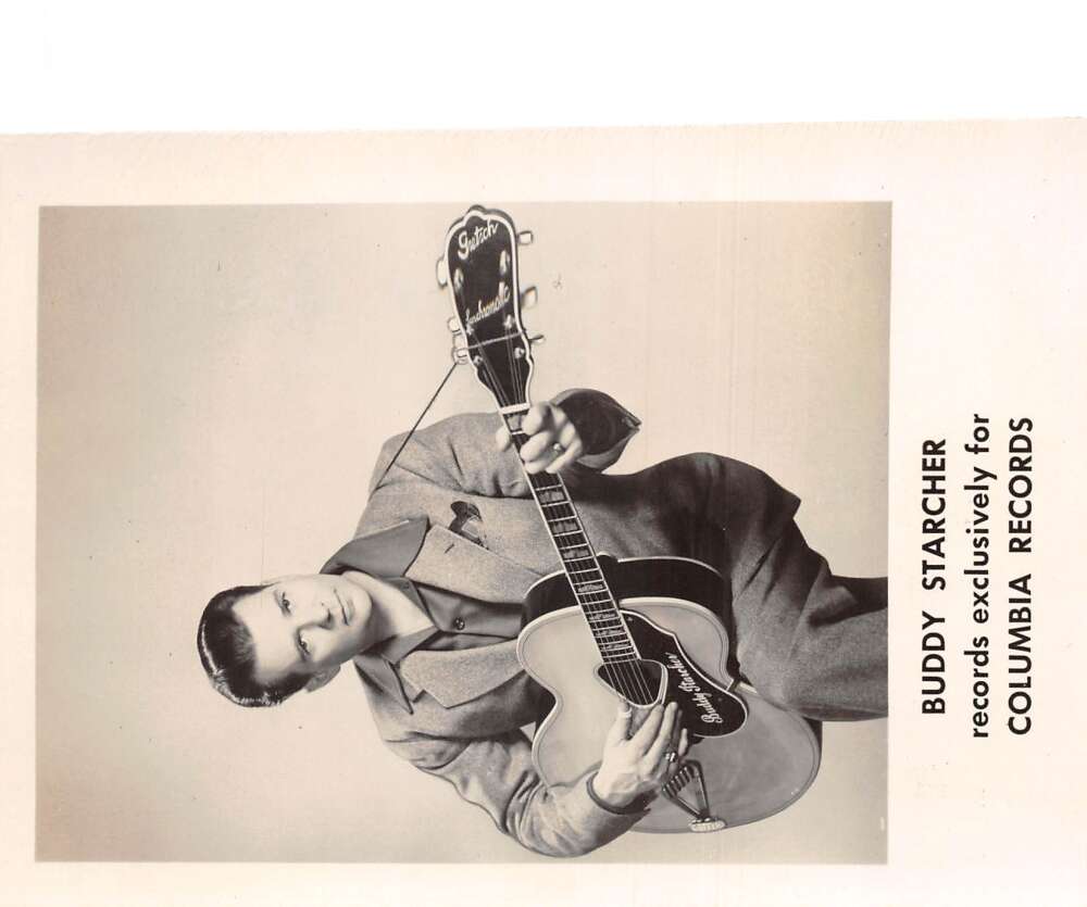 Columbia Records Buddy Starcher Musician Real Photo Vintage Postcard ...