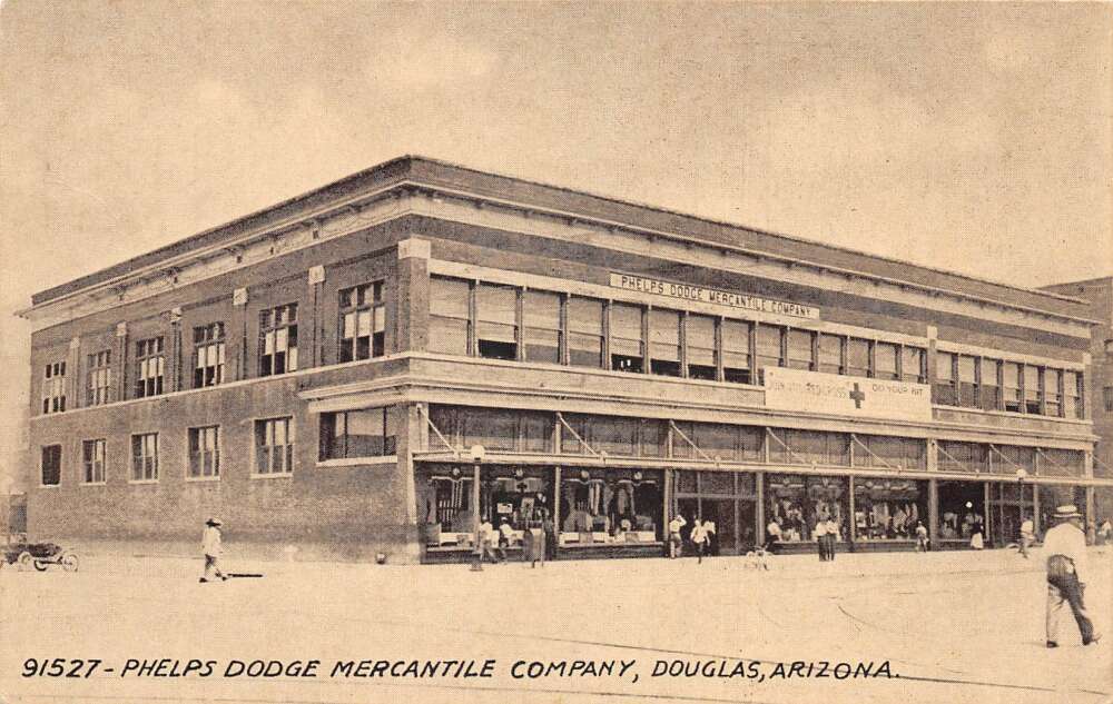 Douglas Arizona Phelps Dodge Mercantile Co Vintage Postcard AA60287 ...