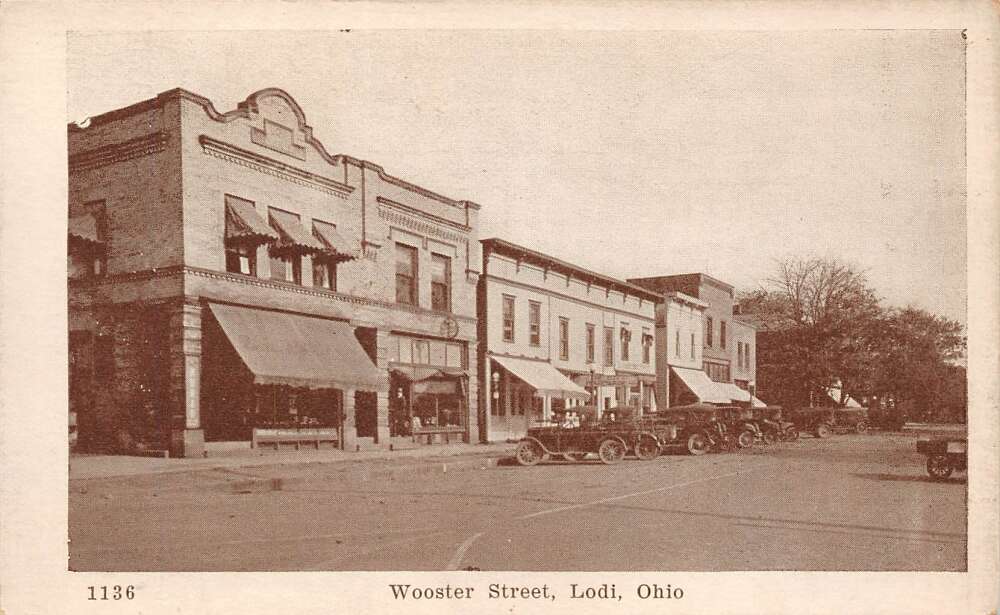 Lodi Ohio Wooster Street Hardware Store Vintage Postcard U2020 - Mary L ...