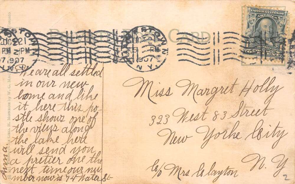 Mayville New York Chautauqua Lake Train and Steamer Landing Postcard ...