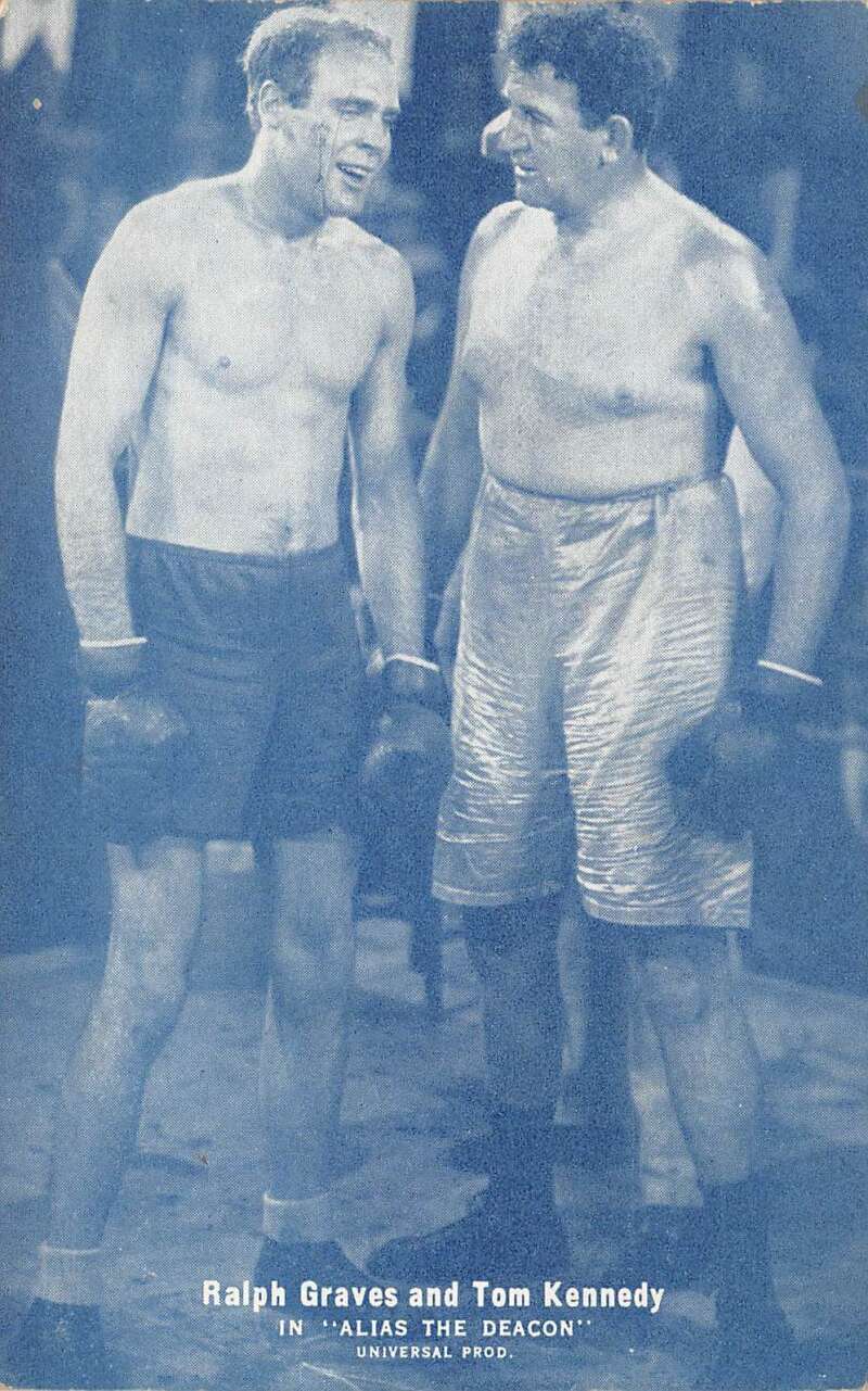 Ralph Graves Tom Kennedy in Alias the Deacon Boxing Movie Sports PC AA76726 - Mary L. Martin Ltd ...