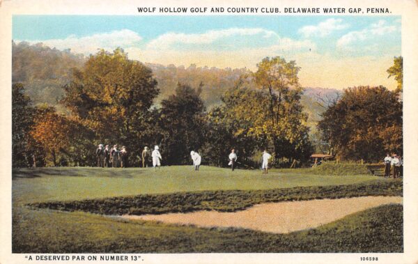 Delaware Water Gap Pennsylvania Wolf Hollow Golf & Country Club, White ...